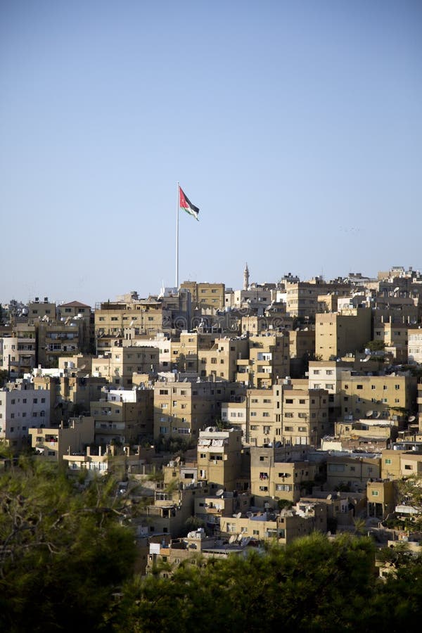 Amman, Jordanien stockbild. Bild von amman, mittlere - 26830549