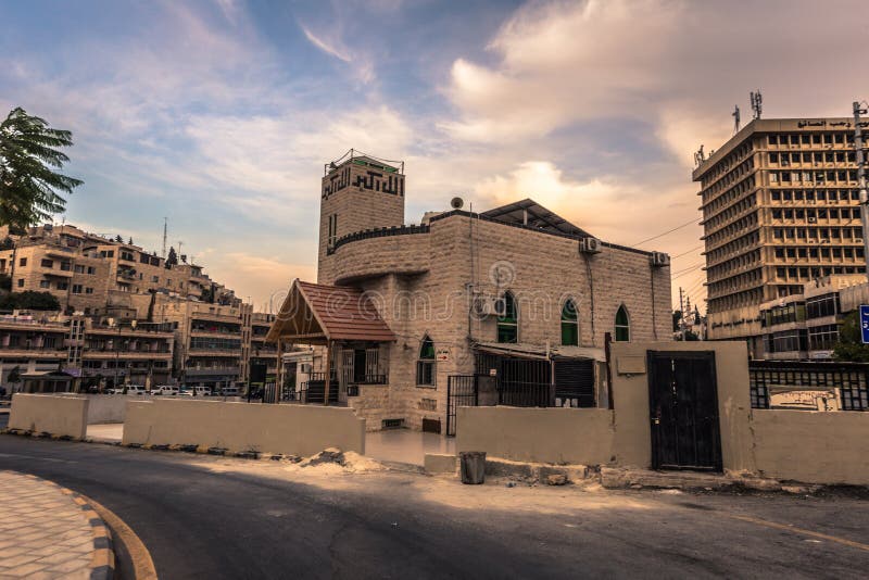 Amman - September 30, 2018: Church in the Center of Amman, Jordan Stock ...