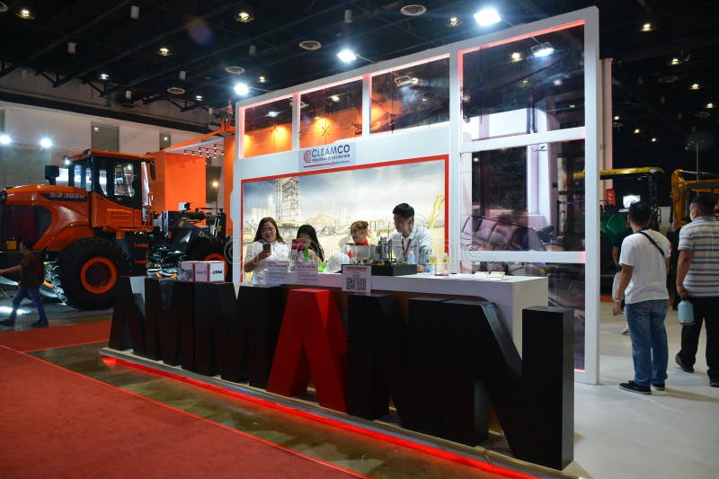 Ammann Cleamco Booth at Philconstruct in Pasay, Philippines Editorial ...