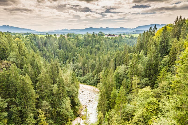 Ammer Valley in Bavaria stock photo. Image of bavaria - 65182774