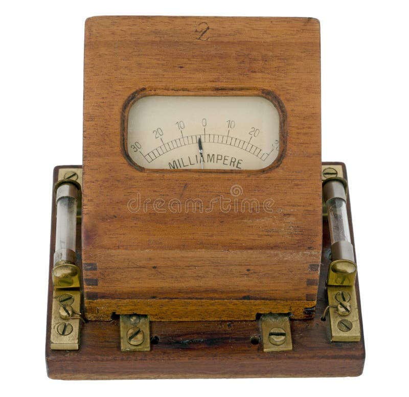 Ammeter stock image. Image of fashioned, technology, instrument - 25287125