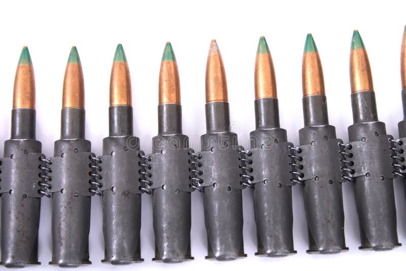 Ammo stock photo. Image of ammunition, shell, white, background - 11689058