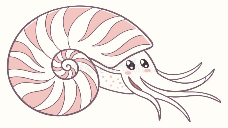 Ammonite Shell Useful Reading Garden Chair Vector Stock Vector ...