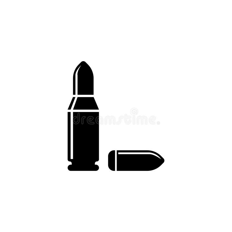 Bullet. flat vector icon stock vector. Illustration of battle - 149667271