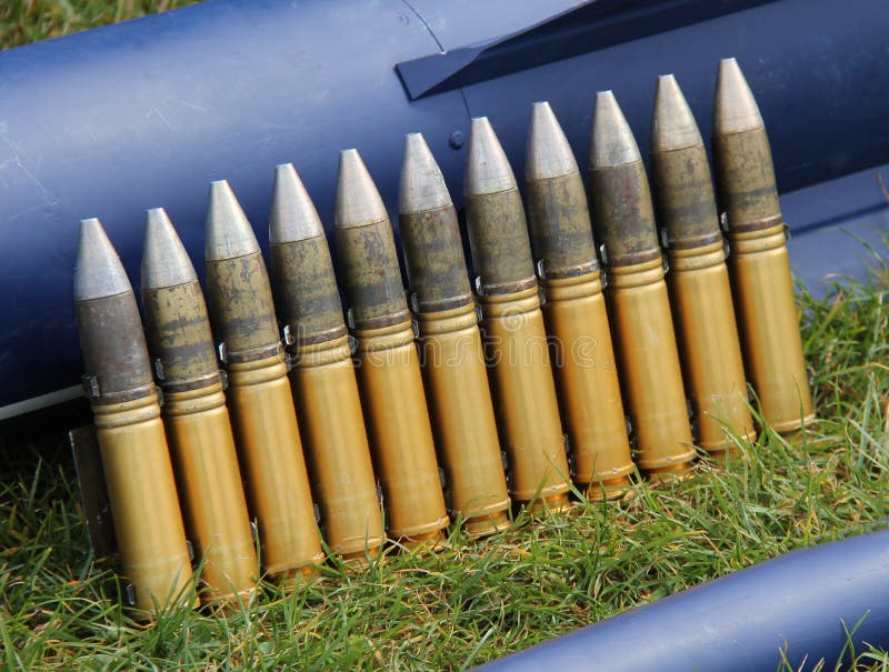 20mm rounds stock photo. Image of depleted, bullets, machinegun - 51952384