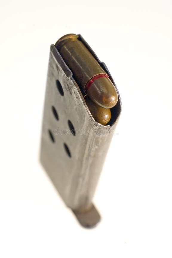 Ammunition magazine stock image. Image of clip, copper - 10367431