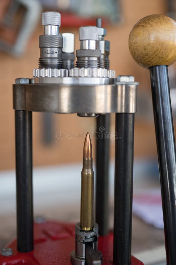 Ammunition Reloading Process at Home. Stock Image - Image of caliber ...