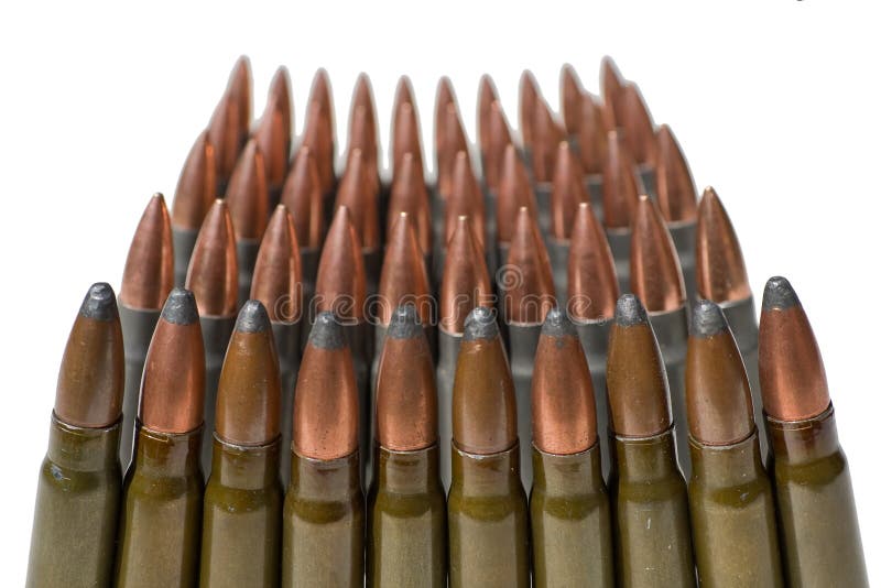 Stack of ammunition stock photo. Image of bullet, crime - 23154030