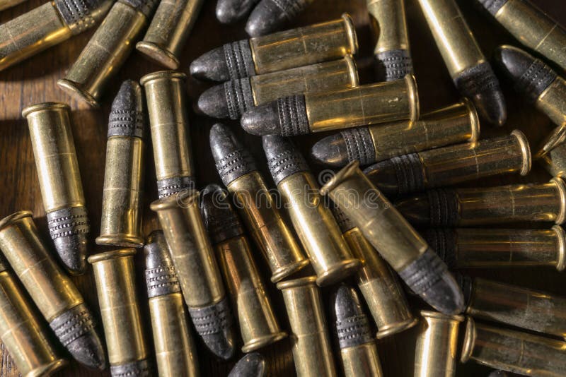 22 ammunition rounds stock photo. Image of metal, hunt - 260120288