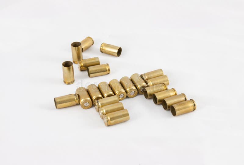 Ammunition shell 9 mm. stock image. Image of bullets - 49189829