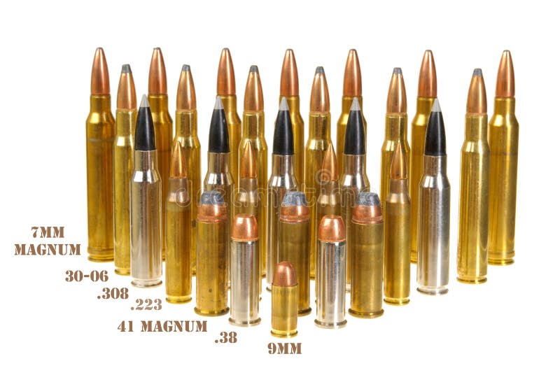 Ammunition of Various Types Stock Photo - Image of metal, auto: 111688266