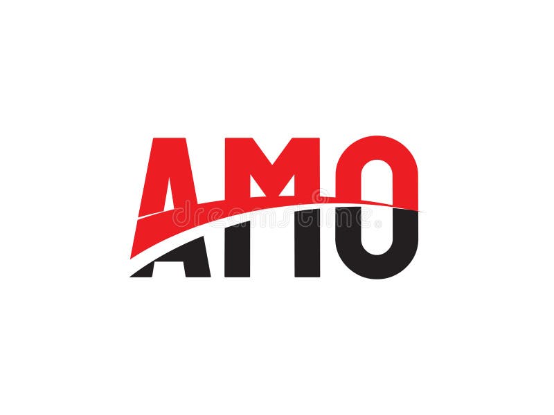 AMO Letter Initial Logo Design Vector Illustration Stock Vector ...