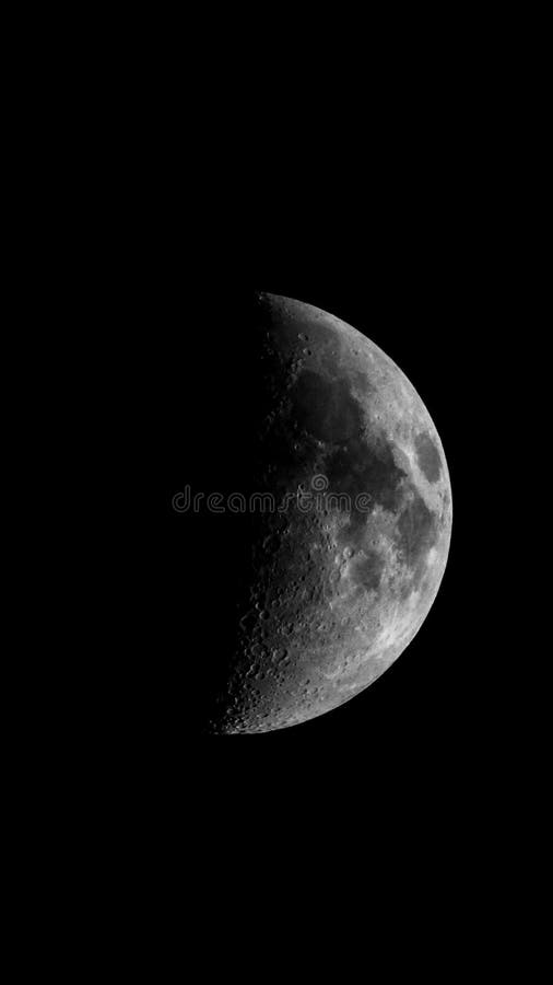 Amoled Moon Isolated on a Black Wallpaper Stock Photo - Image of earth ...