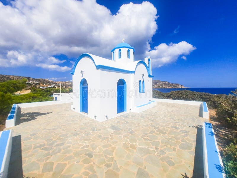 Amoopi Beach stock image. Image of european, attraction - 259603167