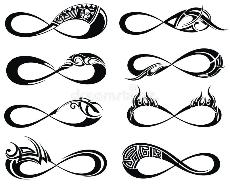 Amor Del Infinito, Para Siempre Símbolo Ilustración del Vector ...