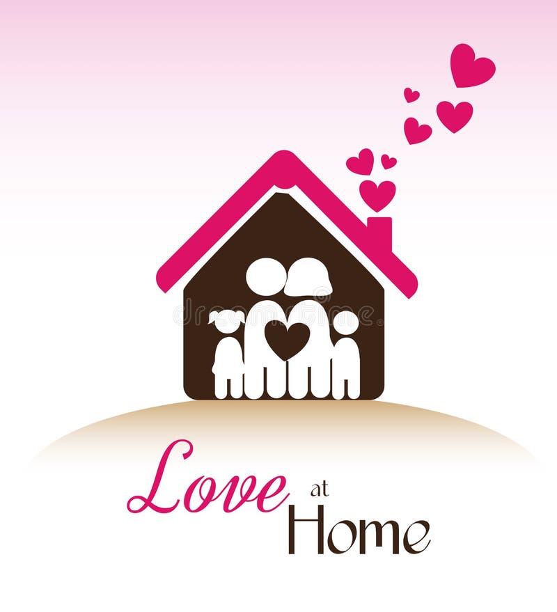 Amor en casa stock de ilustración. Ilustración de pares - 32148519