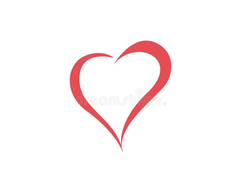 Amor Logo Template Vector Icon Ilustración del Vector - Ilustración de ...