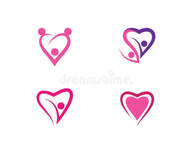 Amor Logo Vector ilustración del vector. Ilustración de concepto ...