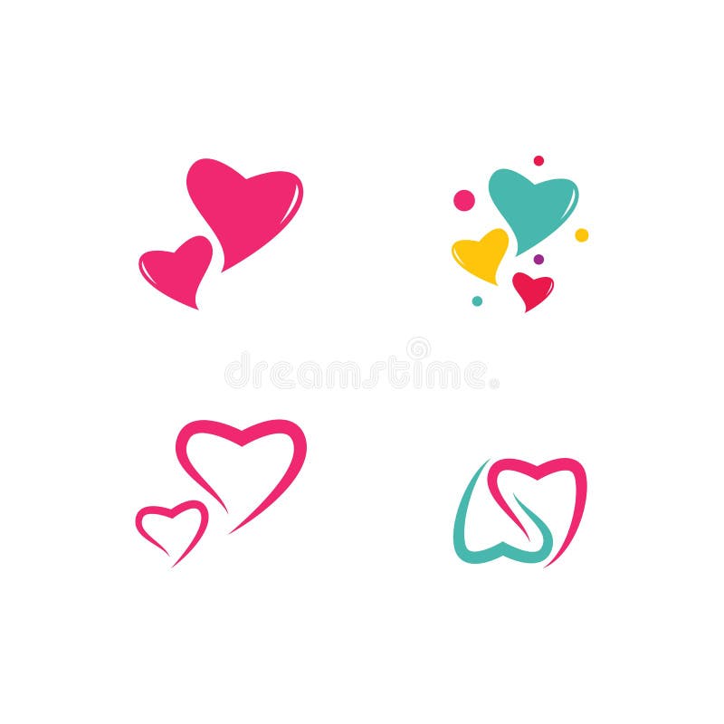 Amor Logo Vector ilustración del vector. Ilustración de insignia ...