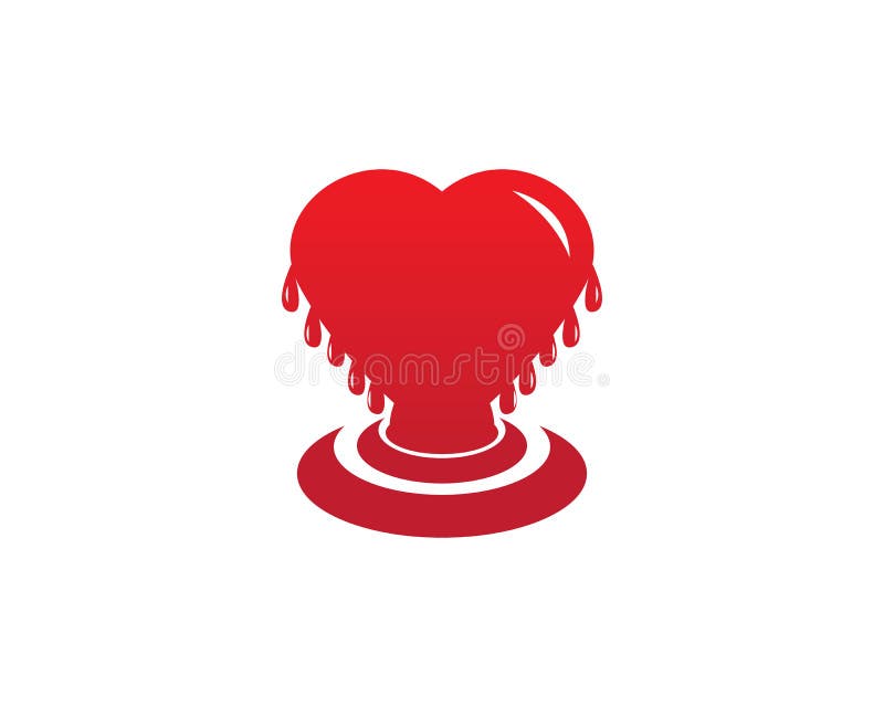 Amor Logo Vector Template ilustración del vector. Ilustración de ...