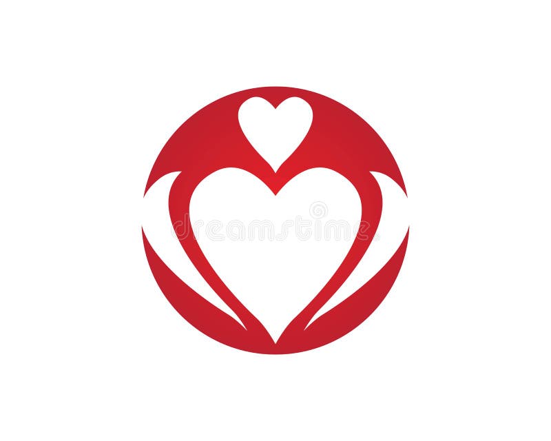 Amor Logo Vetora Template ilustração do vetor. Ilustração de nascimento ...