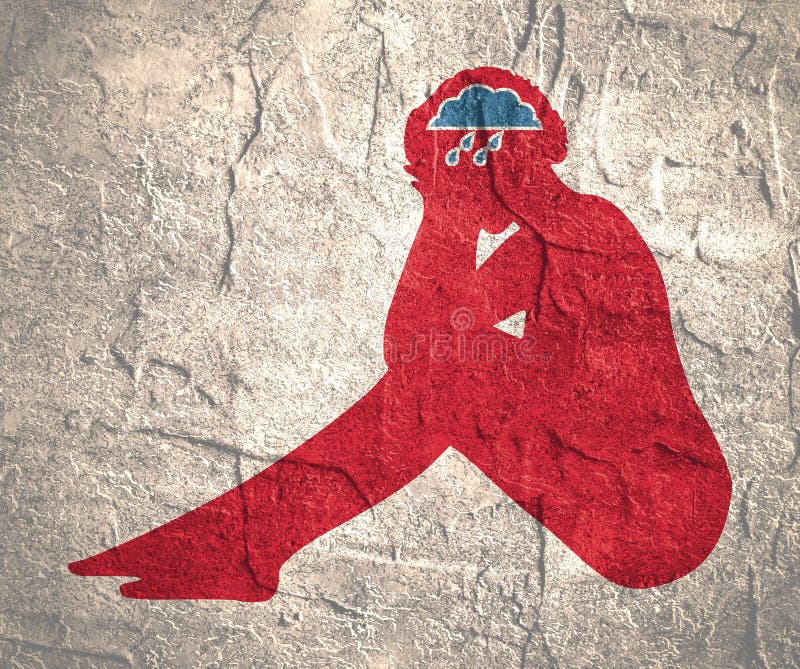 Amor Quebrado Emociones Humanas Ilustración del Vector - Ilustración de ...