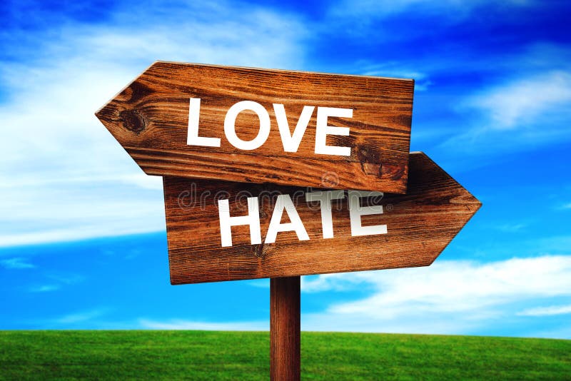Amor u odio imagen de archivo. Imagen de amor, muestra - 58685931