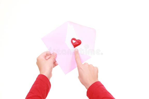 Amore fotografia stock. Immagine di scriva, sorpresa, mano - 1745368