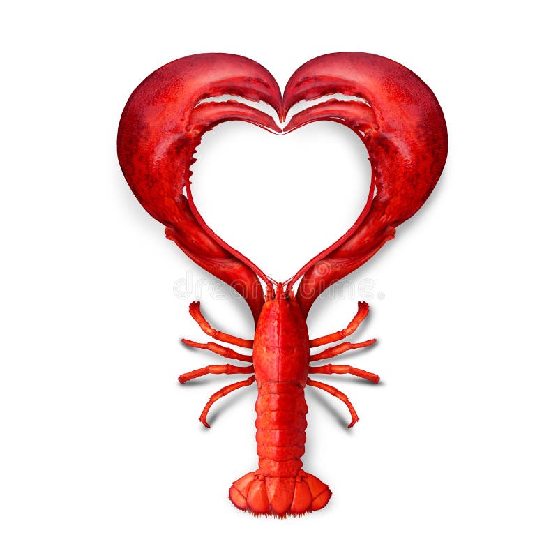 Amore dei frutti di mare illustrazione di stock. Illustrazione di ...