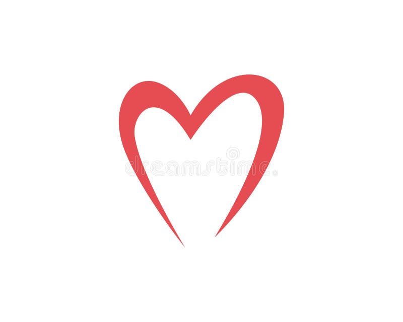 Logo Di Amore E Modello Di Vettore Di Simboli Illustrazione Vettoriale ...