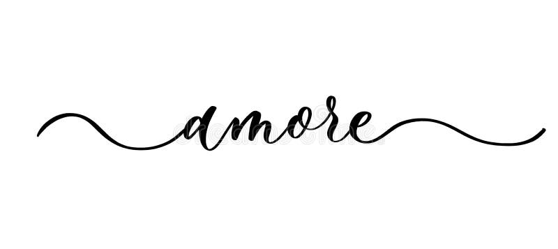 `Amore` Vector of Modern Bold Font and Alphabet, Typeface, Letters and ...