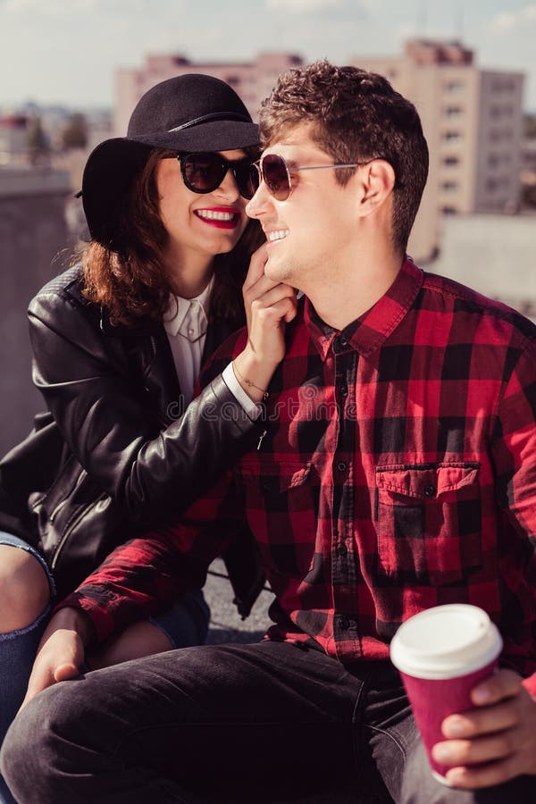 Amorous couple on the date stock photo. Image of date - 60789816