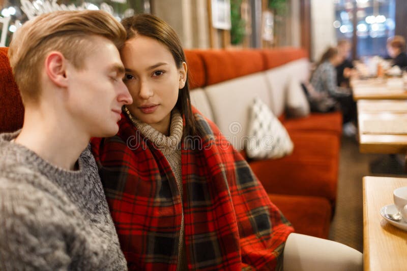 Amorous couple stock photo. Image of woman, sweethearts - 82875386