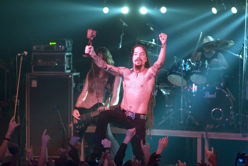 Amorphis Performs on Stage at Diesel Club Editorial Photography - Image ...