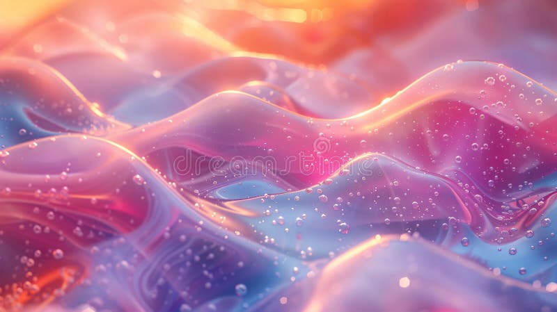 Amorphous Liquid Shapes Illustration Stock Image - Image of fluid ...