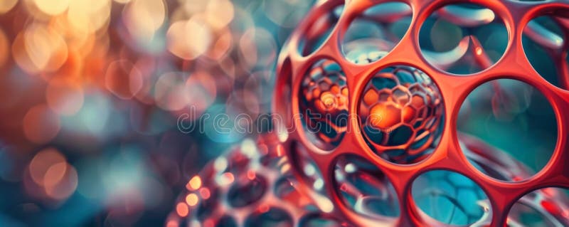 Amorphous Structure Changing Its Shape Stock Illustration ...