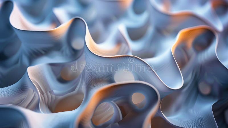Amorphous Structure Changing Its Shape Stock Illustration ...