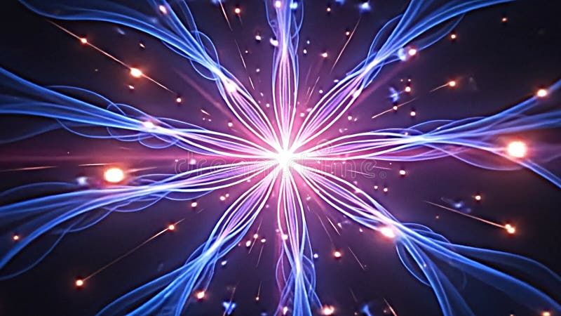 Amp Burst of Beam Throb Rhythmically, Produce Deception of Generative ...