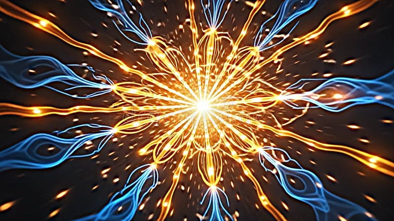 Amp Burst of Beam Throb Rhythmically, Produce Deception of Generative ...