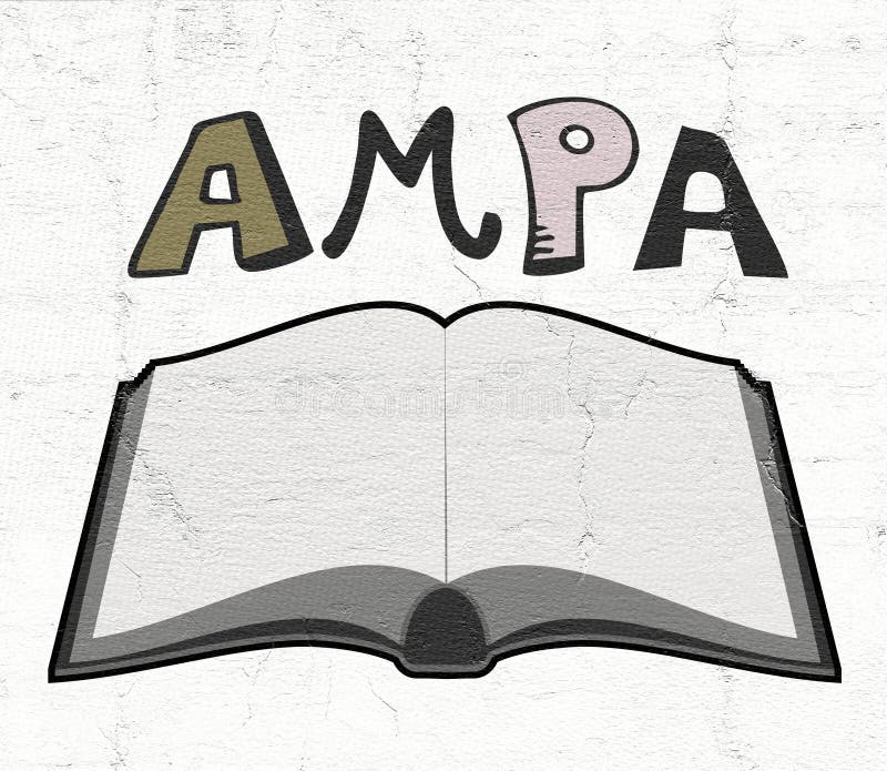 AMPA symbol stock illustration. Illustration of design - 79331832