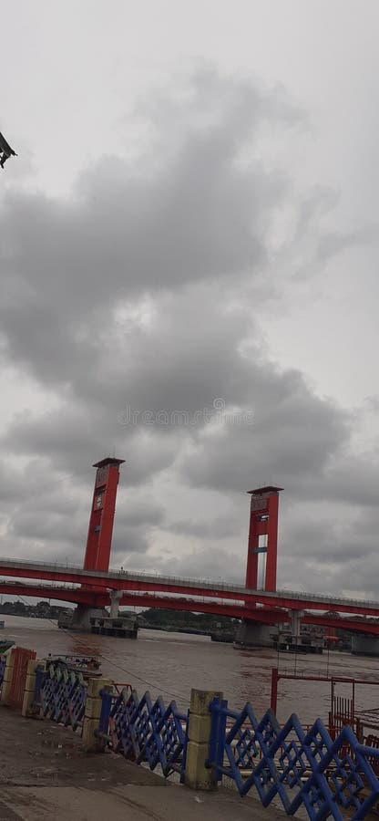 AMPERA Bridge in Palembang Sumatera Selatan Editorial Image - Image of ...