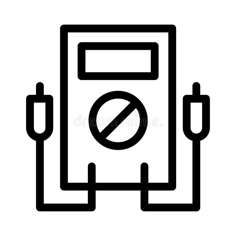 Ampere Vector Flat Color Icon Stock Vector - Illustration of ...