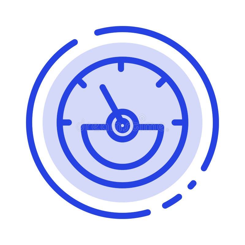 Ampere, Ampere Meter, Electrical, Energy Blue Dotted Line Line Icon ...