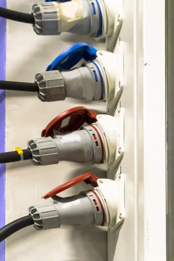 Ampere Power Distribution, Power Plug Stock Image - Image of equipment ...