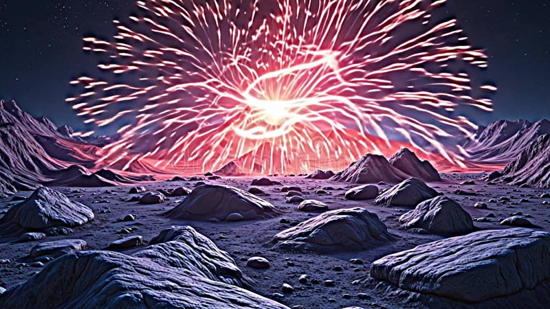 Ampere Textured Landscape Burn Dynamically Ampere Burst Generative AI ...