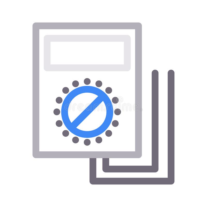 Ampere Vector Color Line Icon Stock Illustration - Illustration of ...