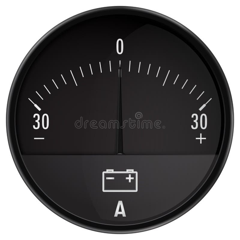 Ammeter stock illustration. Illustration of background - 8685045
