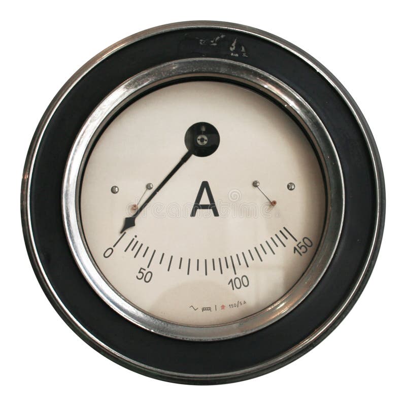 Amperometro immagine stock. Immagine di isolato, closeup - 3236695