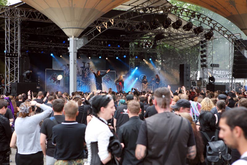 Amphi Festival - Male goth editorial stock photo. Image of subculture ...
