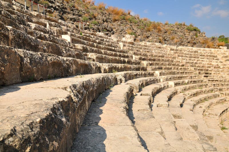 Amphitheater stock photo. Image of seat, ancient, stone - 20818232